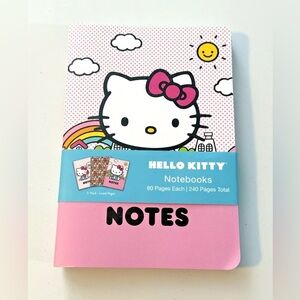 Hello Kitty | Office | Nwt Hello Kitty Three 3 Pack Notebooks Notes 8 ...